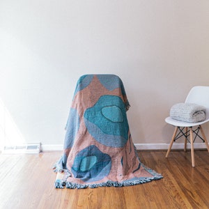 Georgia Peaches Throw Blanket Peach Decor Large Tapestry - Etsy