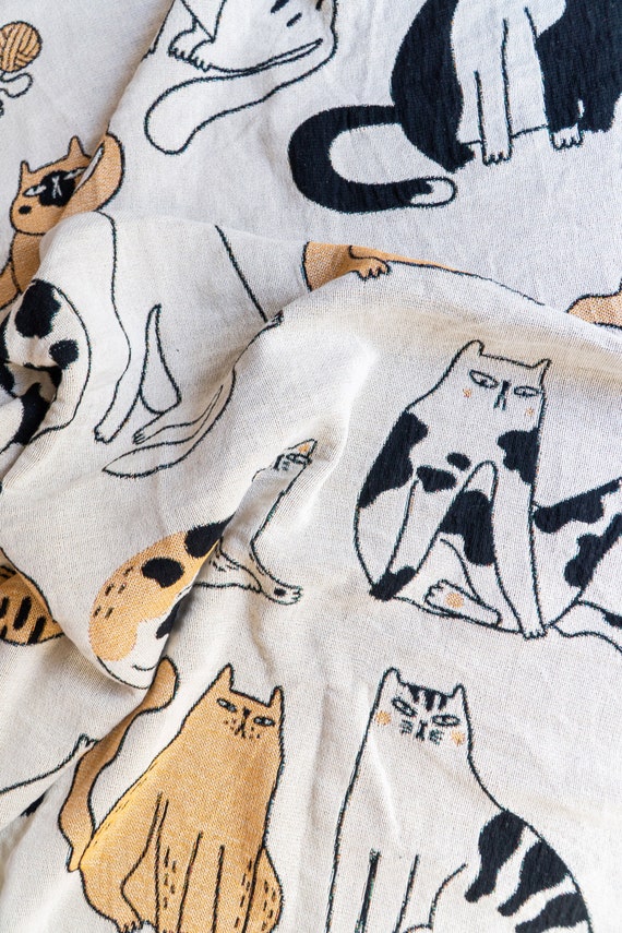 Funny Cat Throw Blanket Woven Tapestry Throw Blanket Funny | Etsy