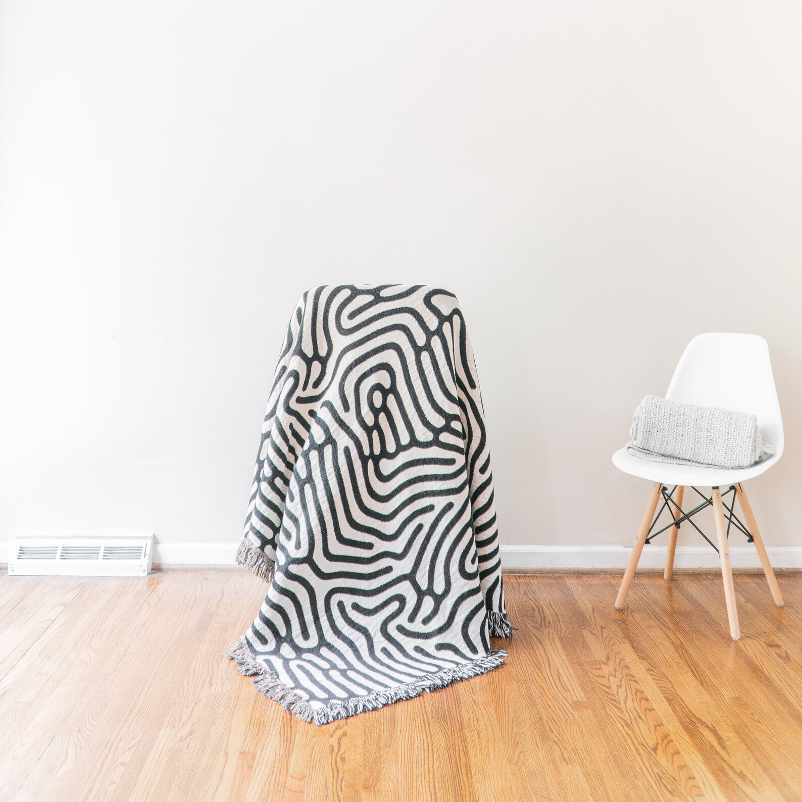 Abstract Modern Art Woven Throw Blanket Modern Art Blanket | Etsy