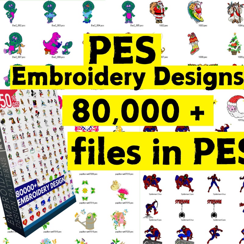 Embroidery Pes - Etsy