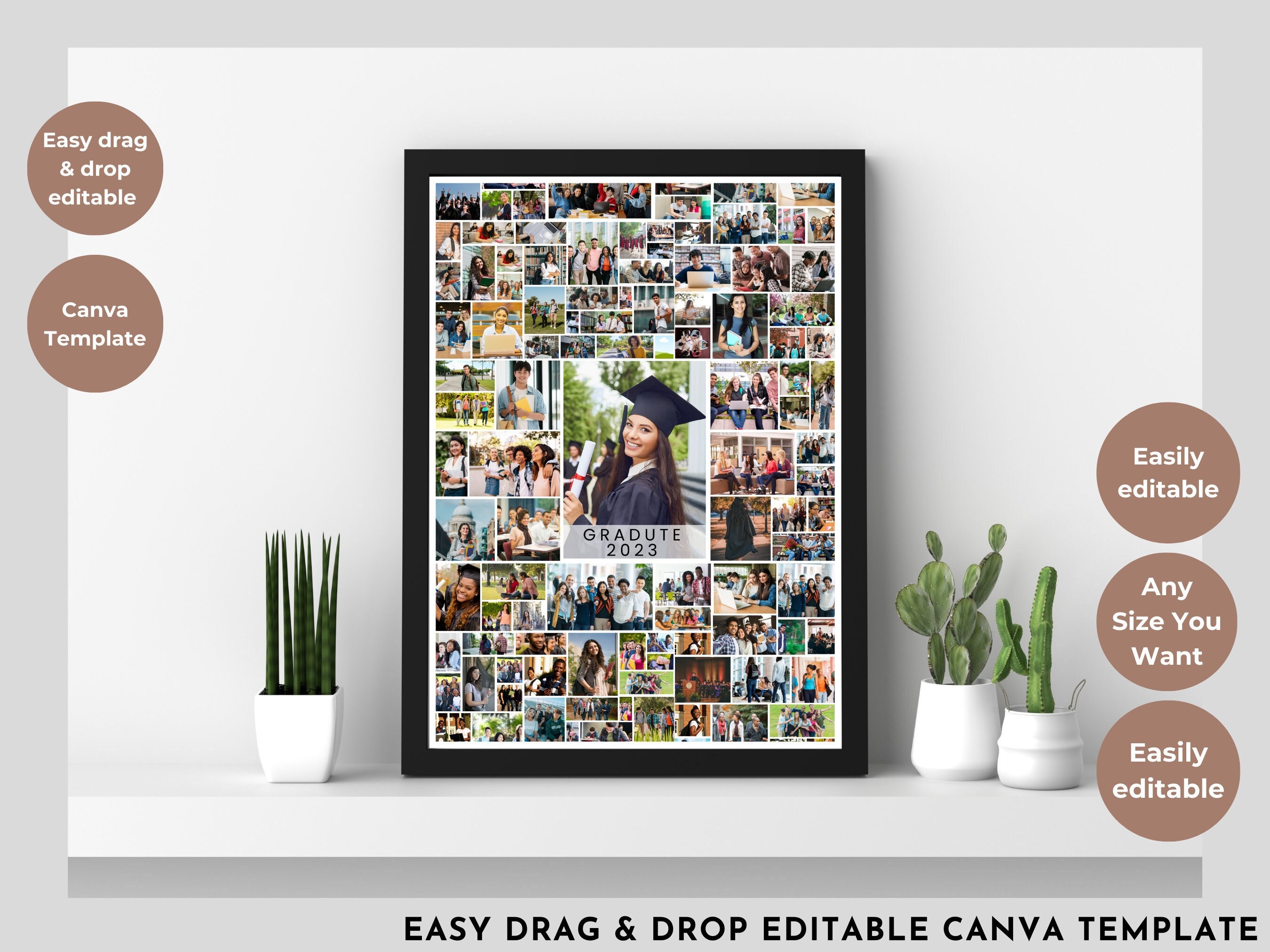 Overlapping Photo Collage