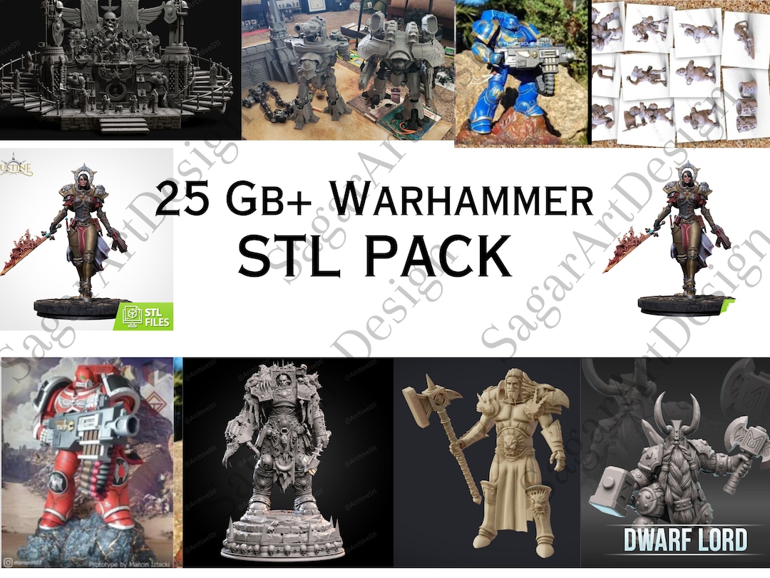 Warhammer 3d stl files 40k Warhammer Miniatures Warhammer - Etsy Portugal