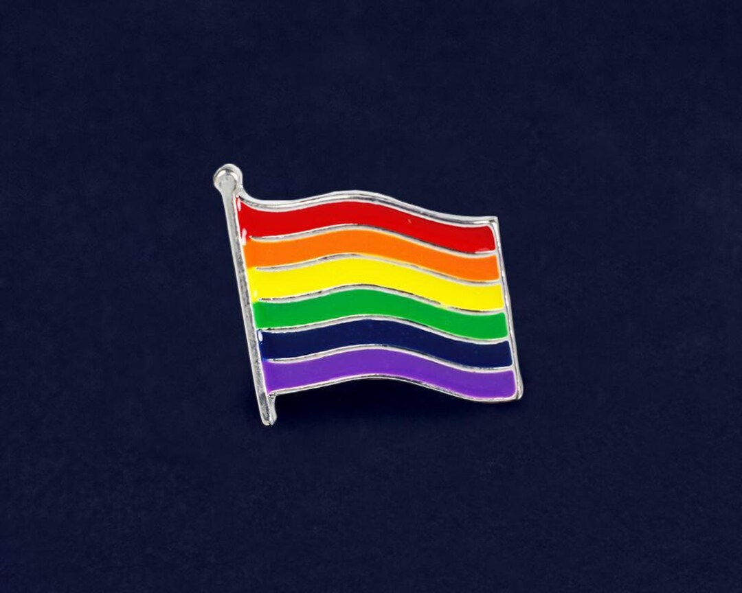 Rainbow Flag Pins Available in Bulk Quantities - Etsy