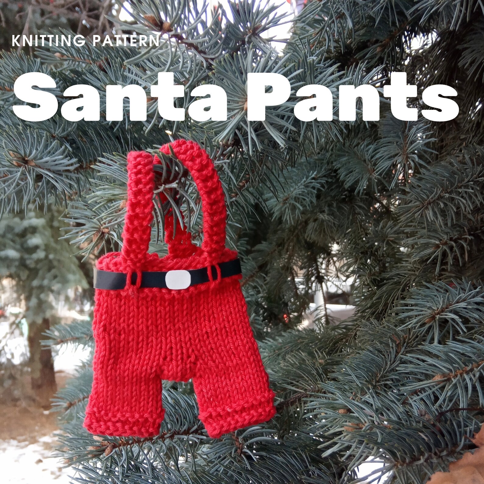 Knit Santa Pants Pattern Knit Santa Pants Santa Pants | Etsy