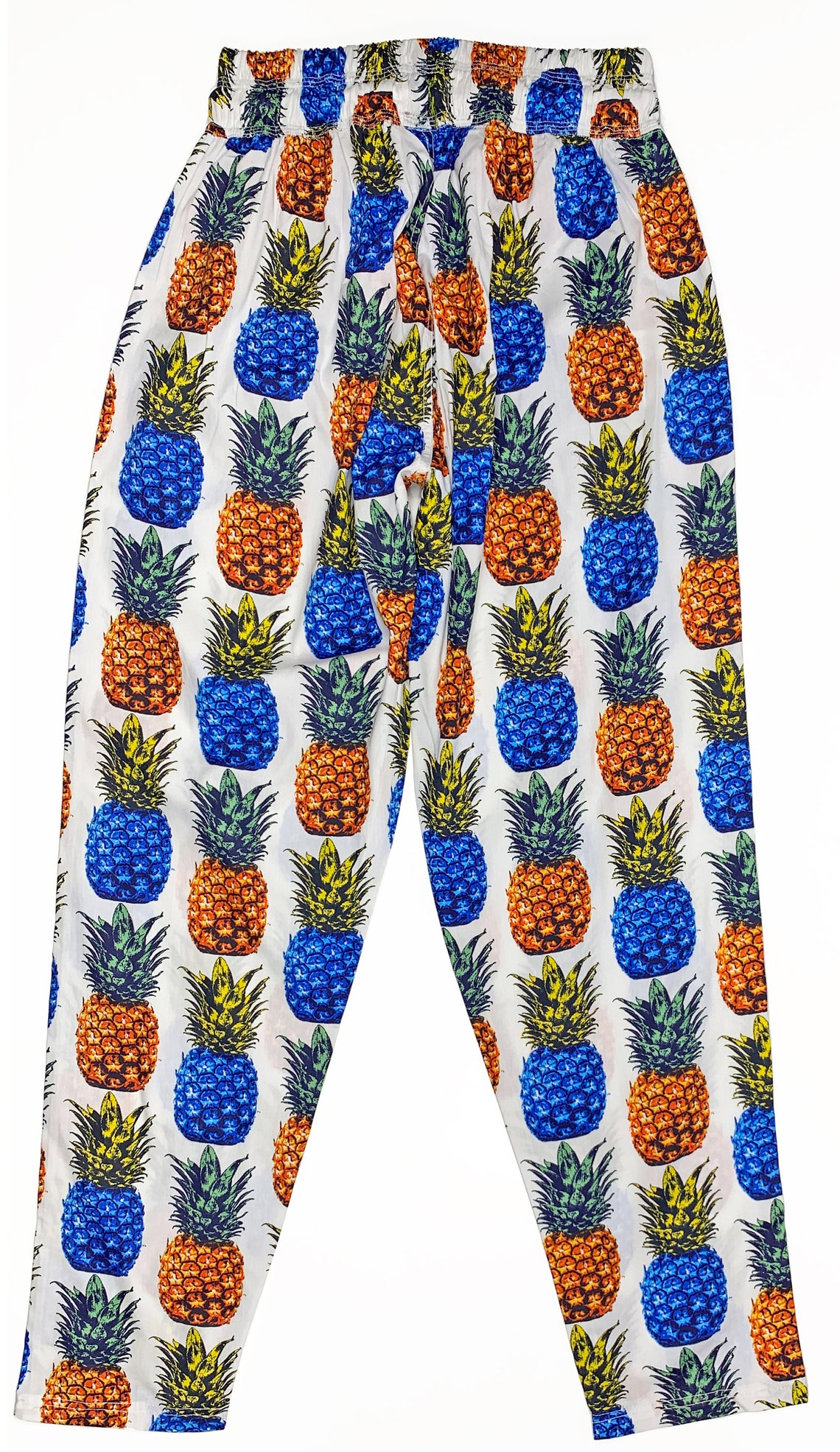 Unisex Pineapple Print Lounge Pants: Elastic Waist - Etsy