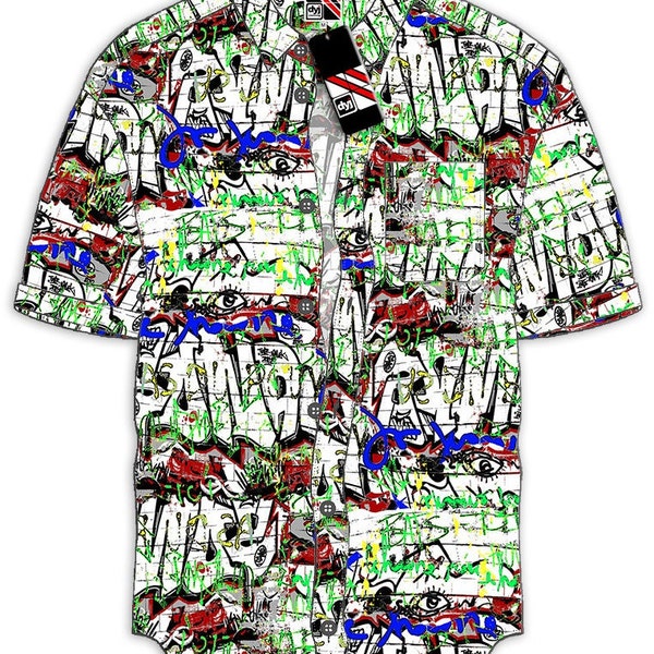 Graffiti Shirt - Etsy