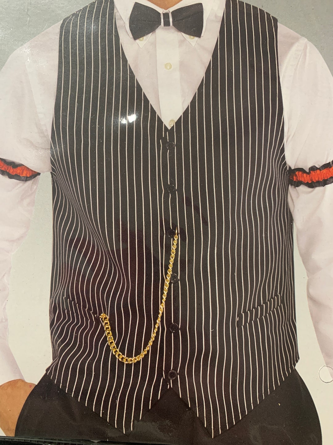 Pinstripe Vest - Etsy