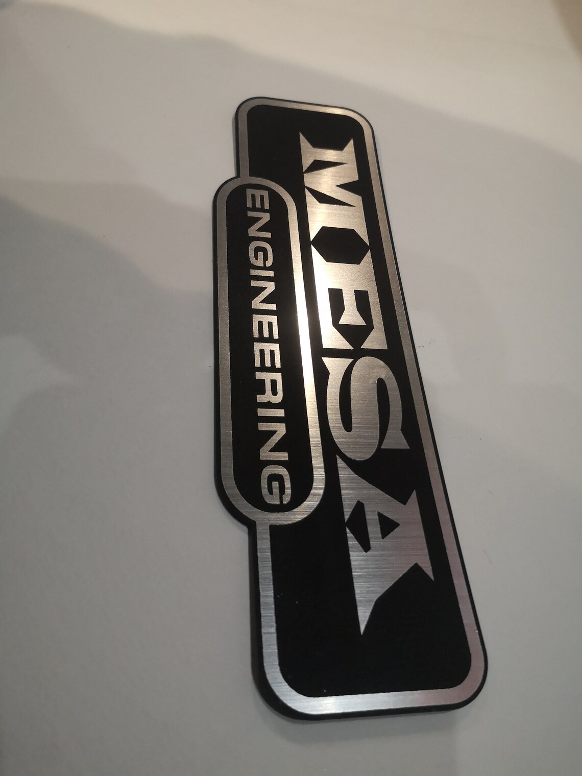 Mesa Engineering Logo Silver 190.5 Mm 7.5 - Etsy