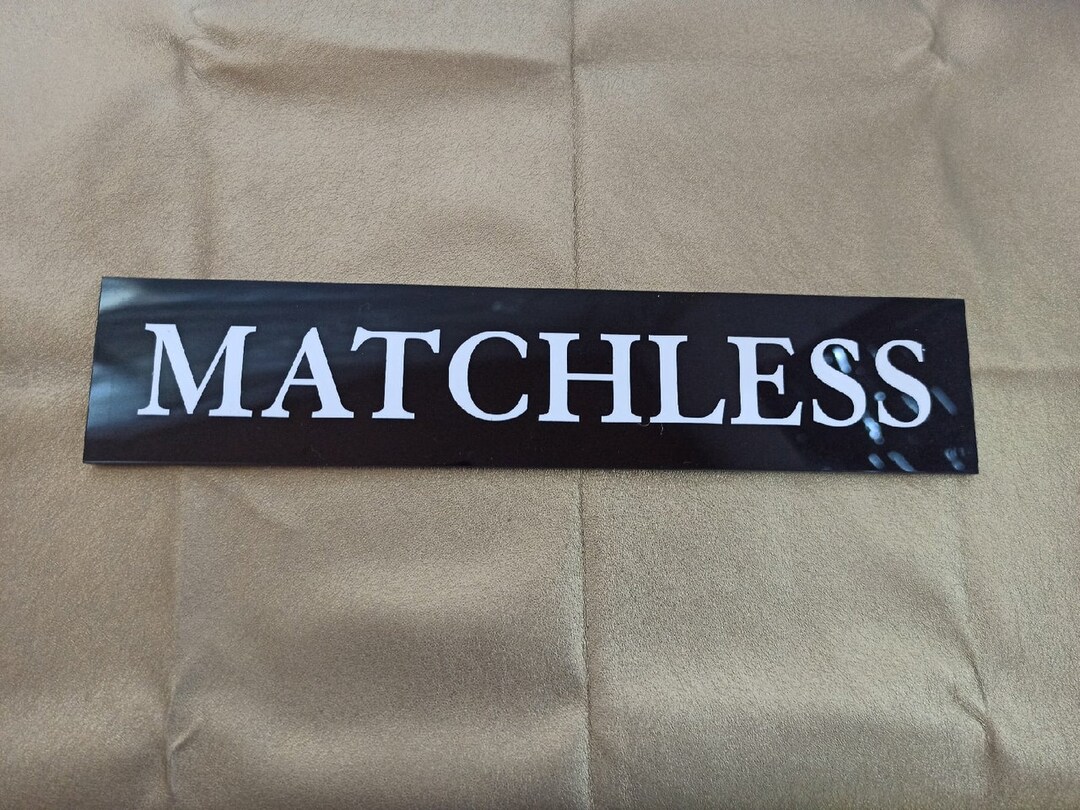 Matchless Logo, Black, White, 238mm 9.37 - Etsy