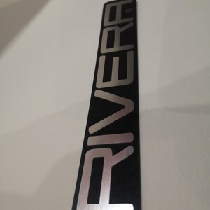 Rivera Logo Silver Color 204 Mm - 8" - Etsy