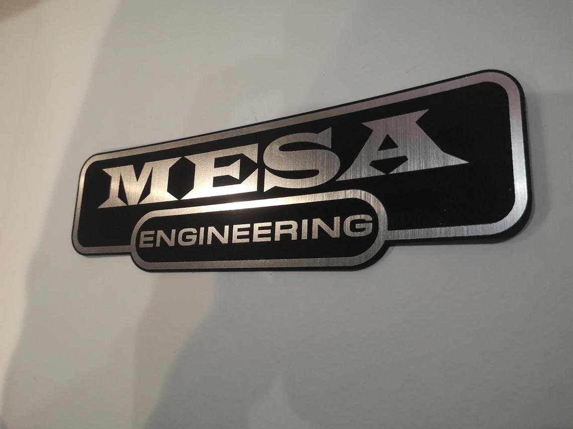 Mesa Engineering Logo Silver 190.5 Mm 7.5 - Etsy