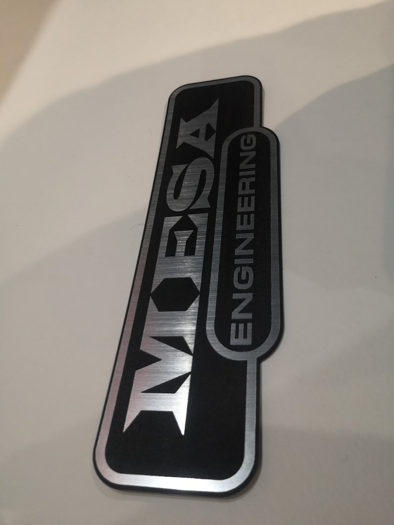 Mesa Engineering Logo Silver 190.5 Mm 7.5 - Etsy
