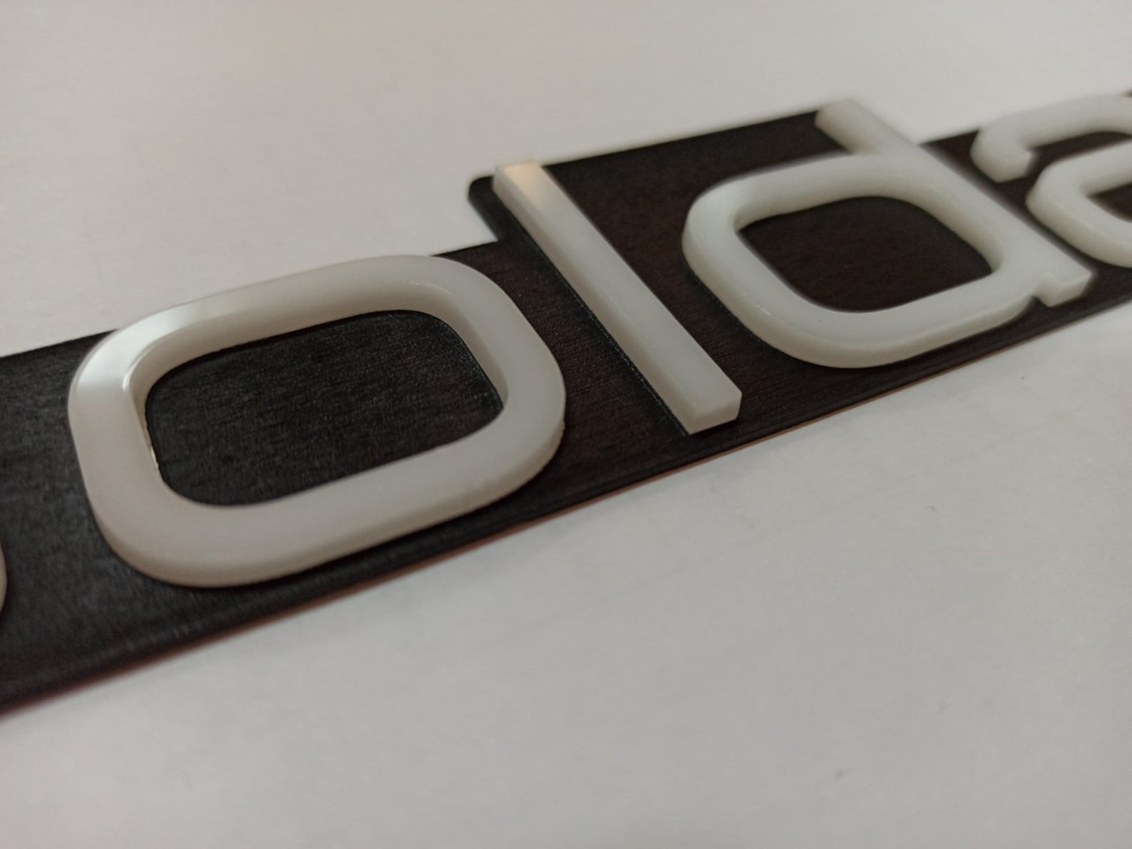 Soldano 3d Letters Logo White 262 Mm 10.3 - Etsy