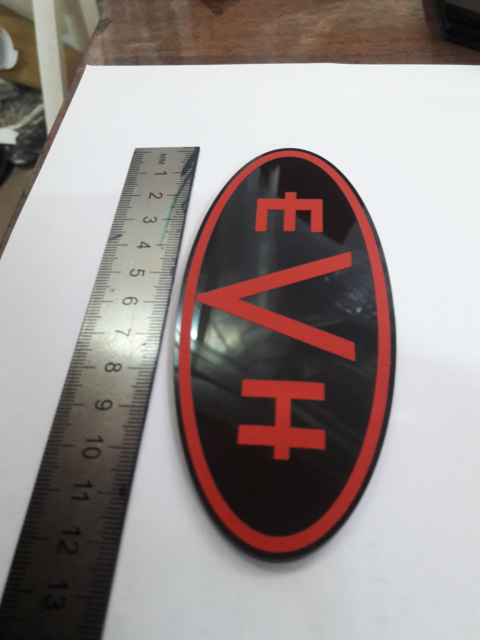 EVH Logo Silver or Gold Color 120mm 4.7 - Etsy