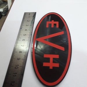 EVH Logo Silver or Gold Color 120mm - 4.7" - Etsy