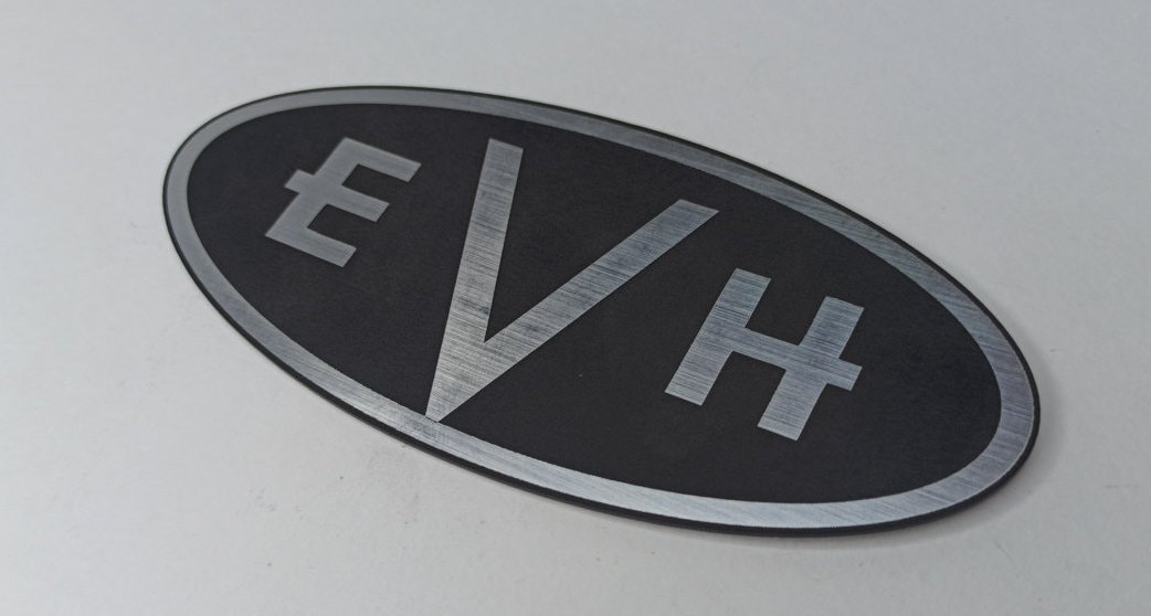 EVH Logo Silver or Gold Color 120mm - 4.7" - Etsy
