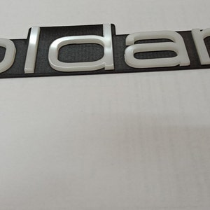 Soldano 3d Letters Logo White 262 Mm 10.3 - Etsy