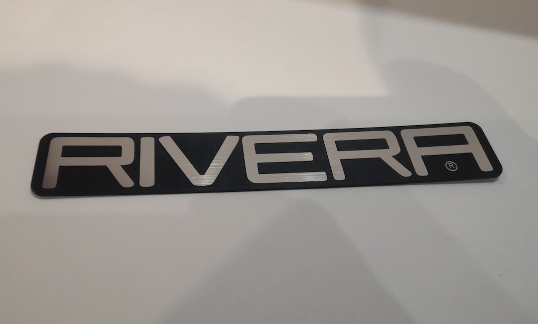 Rivera Logo Silver Color 204 Mm - 8" - Etsy