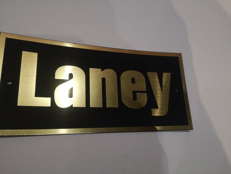 Laney Logo Gold or Silver - Etsy