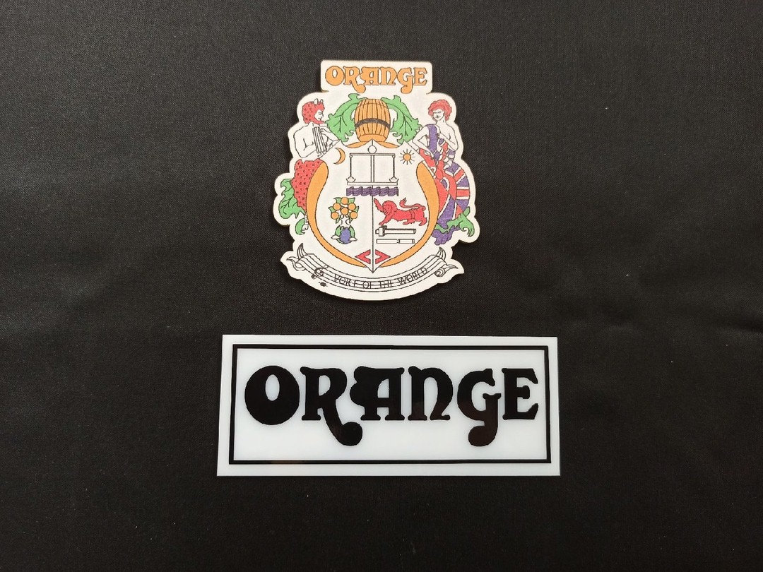 Kit Orange Amplifier Plastic Logo Icon Black and Orange Color - Etsy