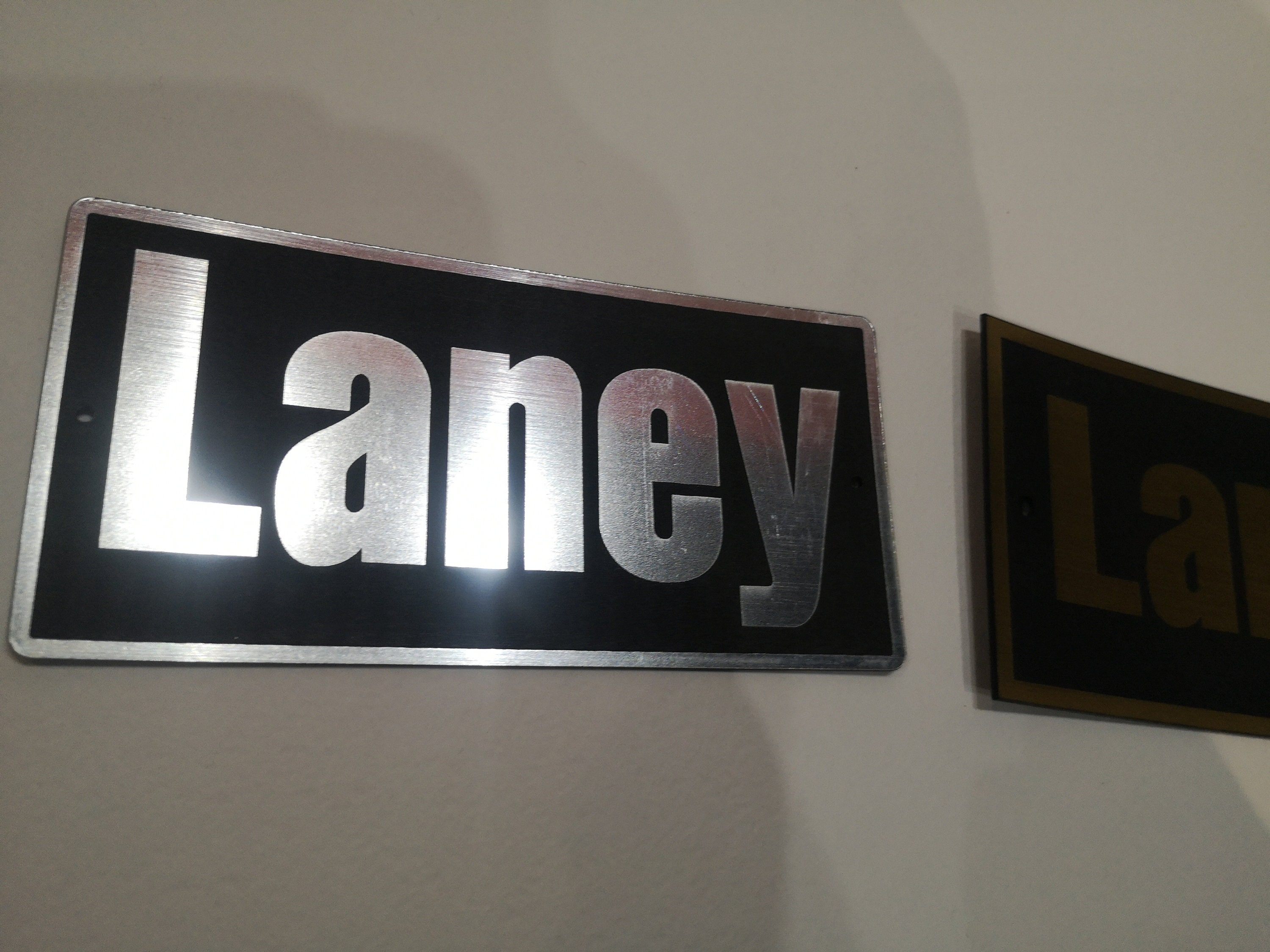 Laney Logo Gold or Silver 80mm 3.1 | Etsy