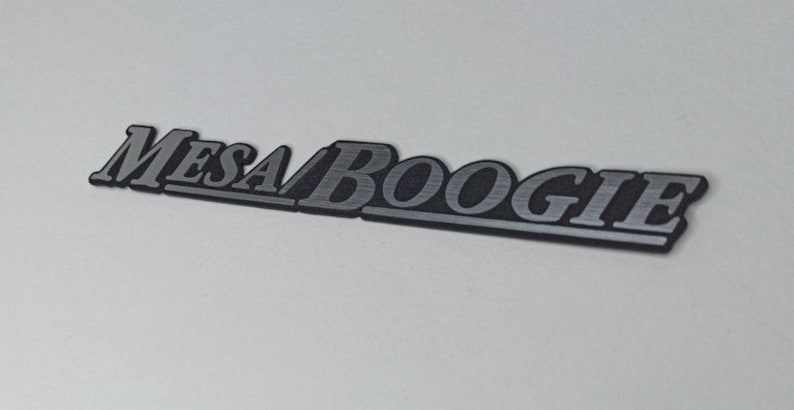 Mesa Boogie New Style Logo Silver 191 Mm 7.5 - Etsy