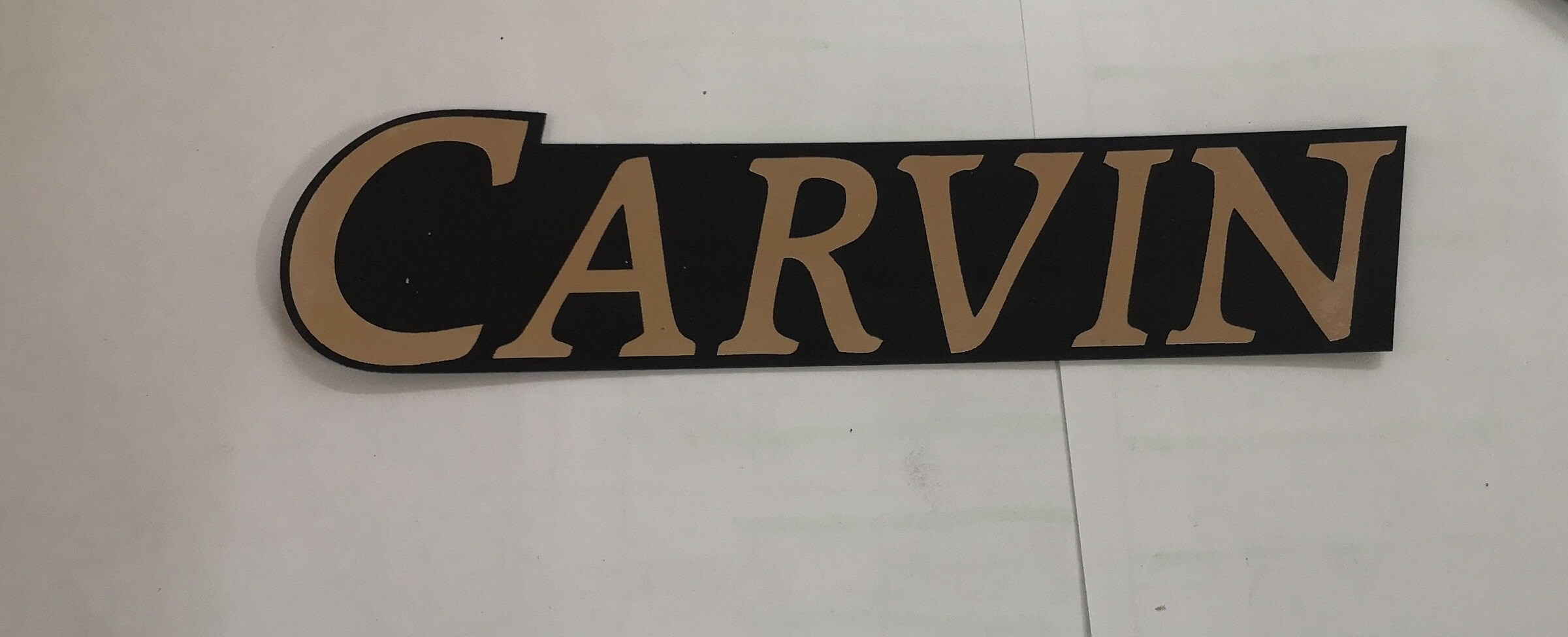 Carvin Logo in Silver 192mm - 7.5" - Etsy