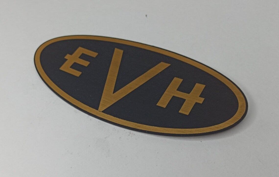 EVH Logo Silver or Gold Color 120mm - 4.7" - Etsy