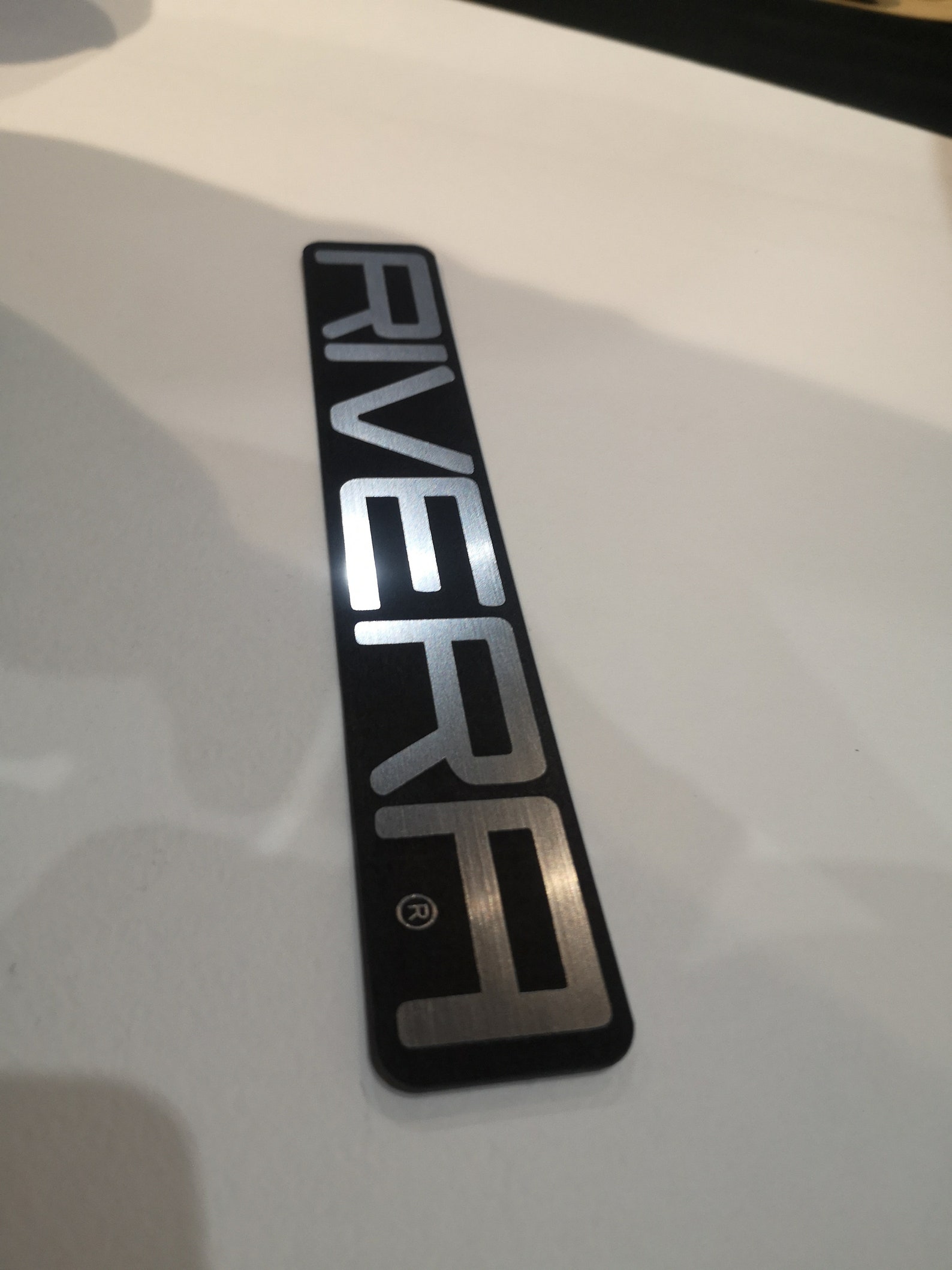 Rivera Logo Silver Color 204 Mm - 8" - Etsy