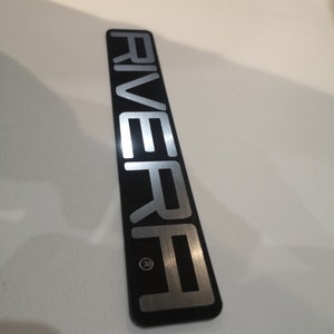 Rivera Logo Silver Color 204 Mm - 8" - Etsy