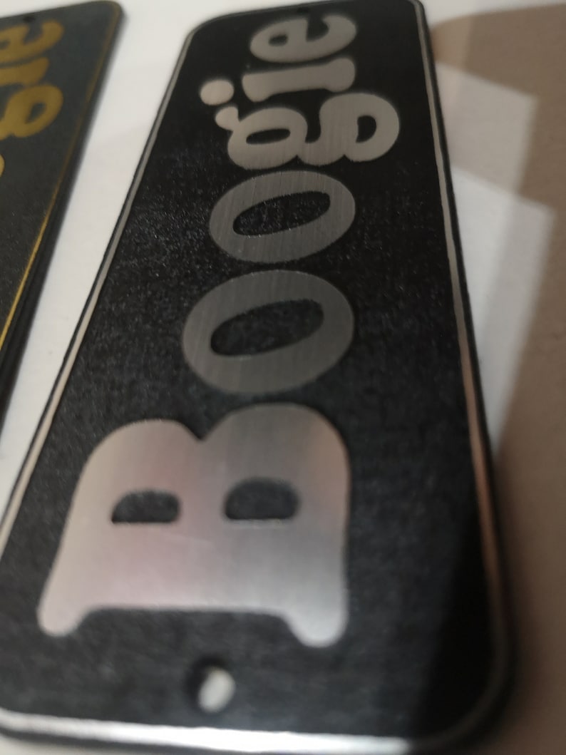 Boogie Logo Silver 108 Mm 4.2 | Etsy