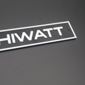 Hiwatt 3d Printed Logo - Etsy