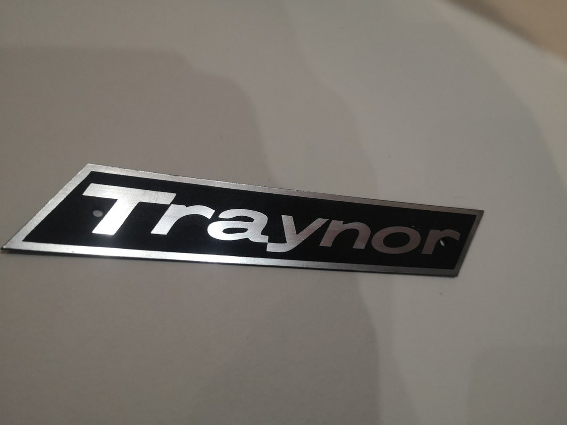 Traynor Logo Silver Color 204 Mm - 8" - Etsy