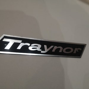 Traynor Logo Silver Color 204 Mm - 8" - Etsy