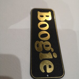 Boogie Logo Silver 108 Mm - 4.2" - Etsy