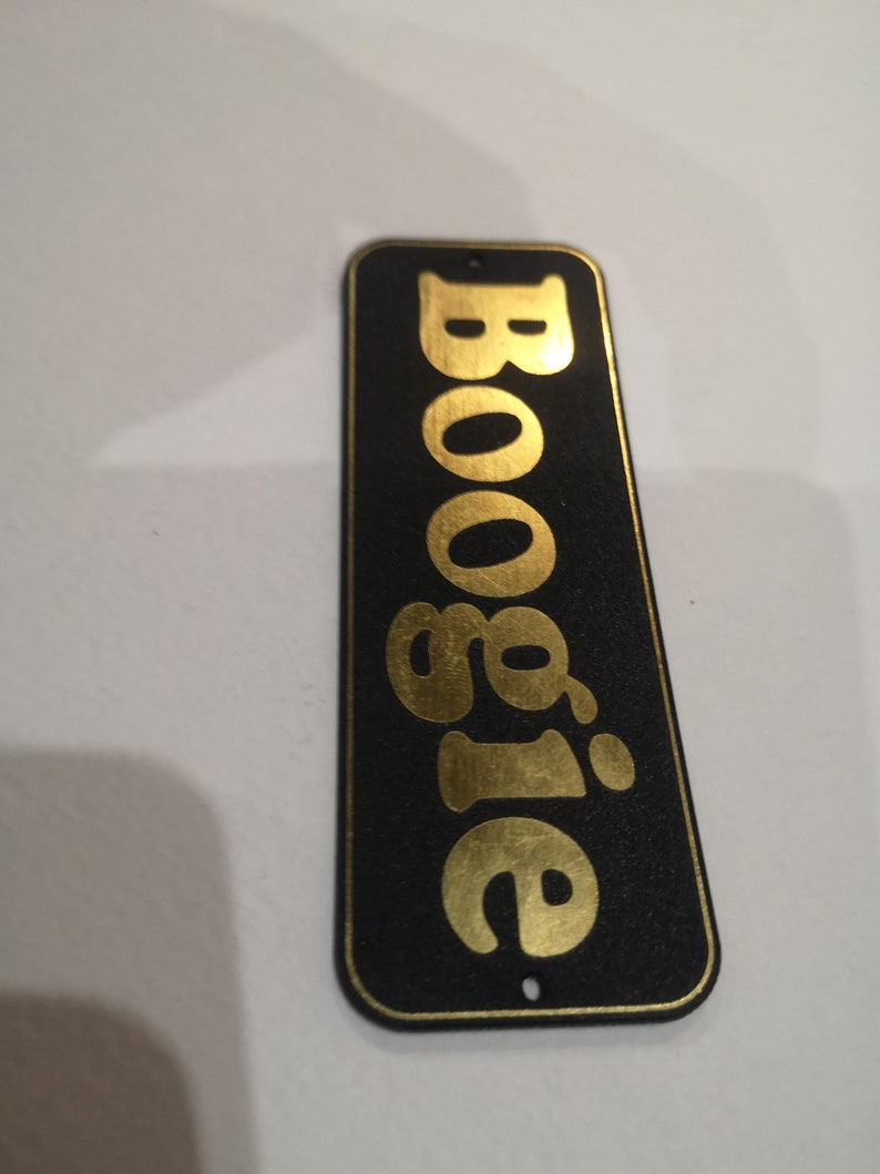 Boogie Logo Silver 108 Mm 4.2 | Etsy