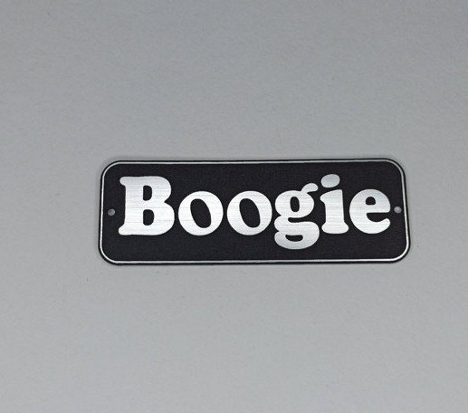 Boogie Logo Silver 108 Mm 4.2 - Etsy