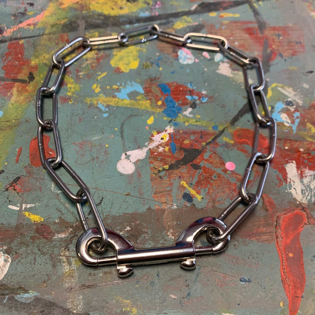 Double Ended Chain Necklace | Stainless Steel Chunky Jewelry, Queer ...