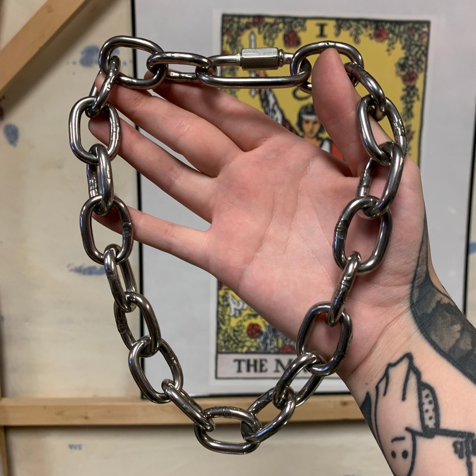 Stainless Steel Chain Necklace Heavy Duty Chunky Silver - Etsy