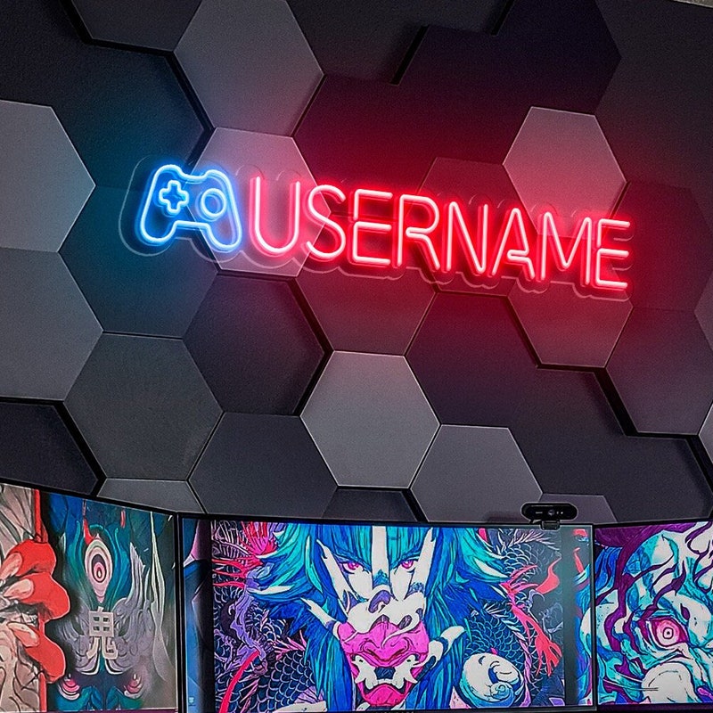 Gamer Led Sign - Etsy