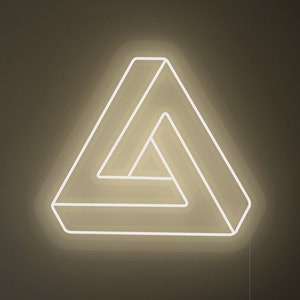 Infinity Triangle - LED Neon Sign, Interior Decor, Room Decor, Wall ...