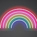 Rainbow - LED Neon Sign, Interior Decor, Room Decor, Wall Decor, Custom ...