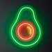 Avocado - LED Neon Sign, Wall Neon Decor, Custom Bedroom Decor, Led ...