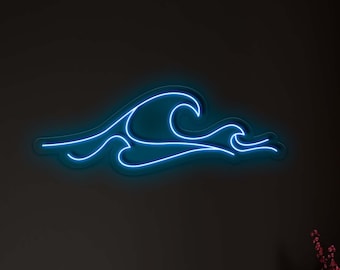 Ocean Wave Neon Sign - Etsy