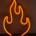 Fire - LED Neon Sign, Interior Decor, Room Decor, Wall Decor, Custom ...