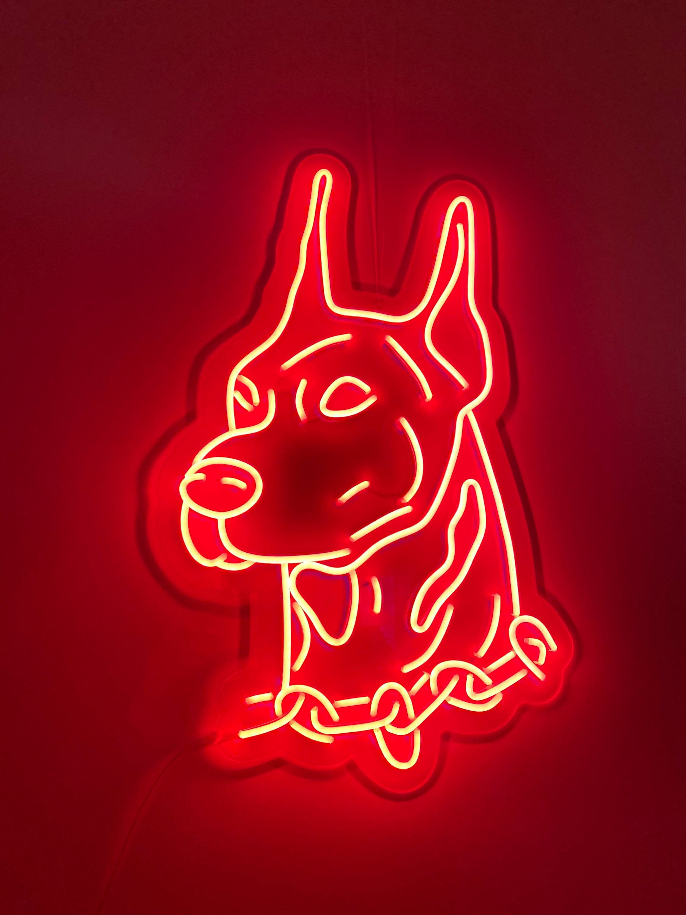 Doberman LED Neon Sign Dog Neon Sign Custom Neon Sign Pet - Etsy