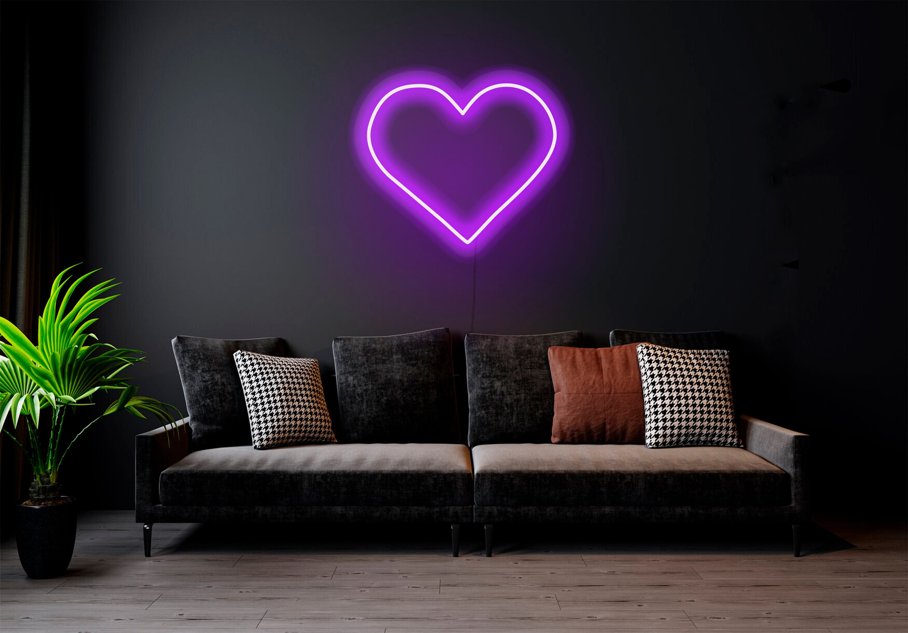 Heart LED Neon Sign Custom Neon Sign Neon Light up Sign - Etsy