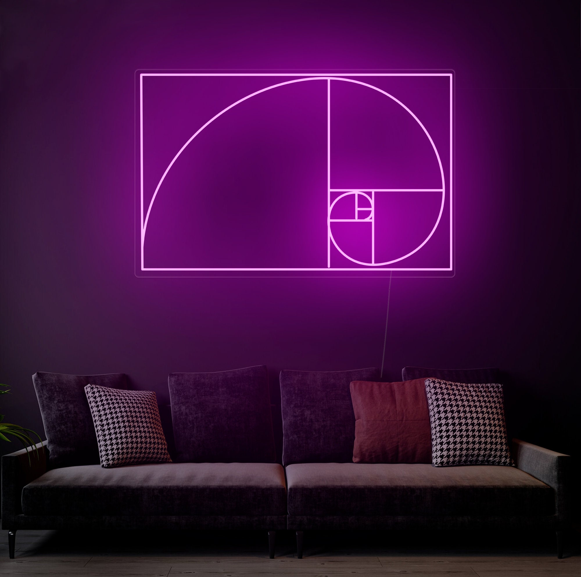 Golden Ratio LED Neon Sign Interior Decor Room decor Wall | Etsy