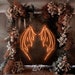 Devil Wings LED Neon Sign, Event Decor, Neon Wings, Lucifer Neon Sign ...