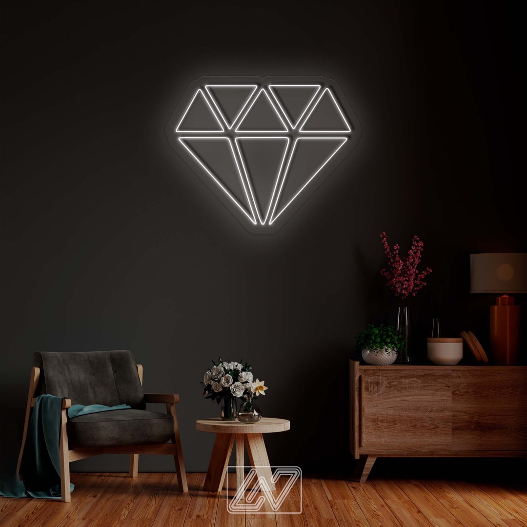 Diamond - LED Neon Sign, Neon Lighting for Best Friend Gifts, Neon ...